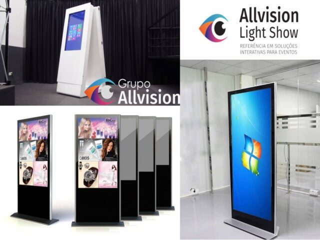ALUGUEL DE TOTEM DIGITAL INTERATIVO TOUCH SCREEN